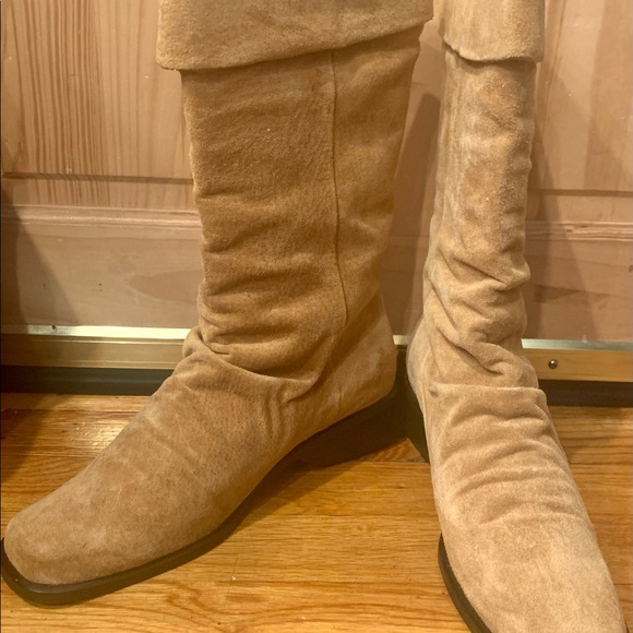 Markon | Shoes | Markon Simon Tan Suede Leather Boots Size 85w Brand ...